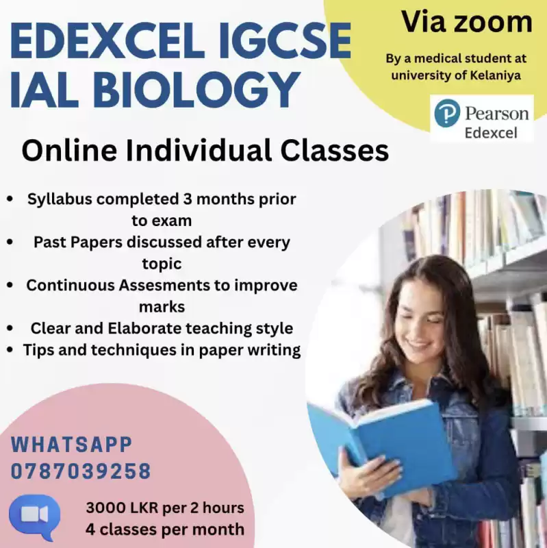 Edexcel Biology Online classes | London O/L (London Exams) | ONLINE