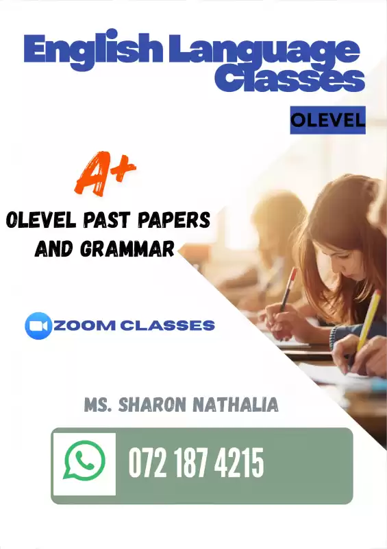 English Language Classes | English (O/L (Grade 6-11)) | ONLINE