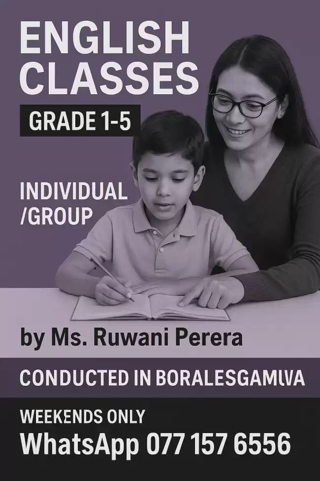 English for kids | Grade 1/2 | Colombo