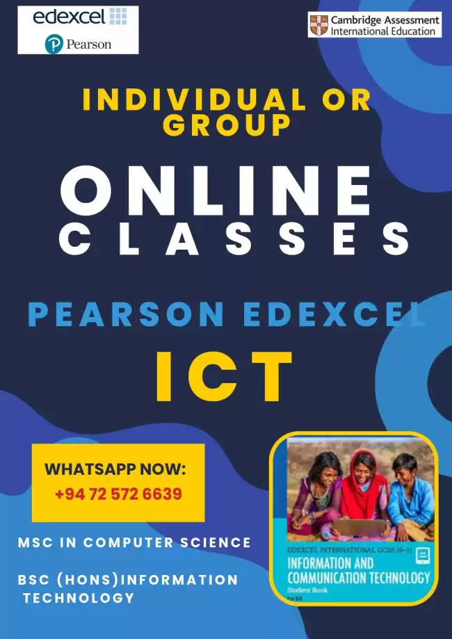 Online Edexcel ICT / IT / Computer Science Classes! | London O/L ...