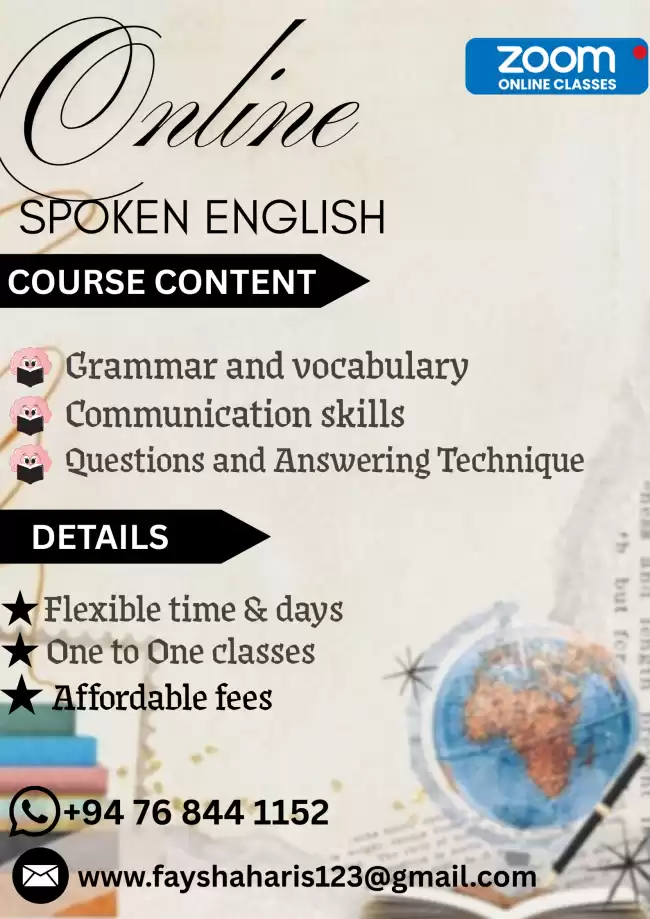 Online Spoken English Course | Spoken English (Languages) | ONLINE