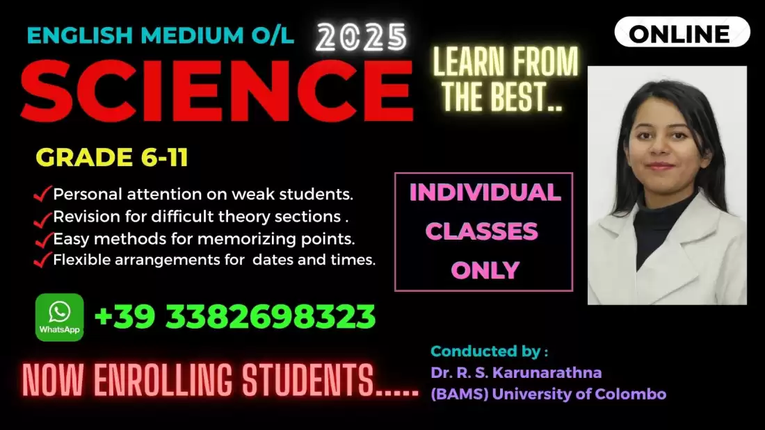 Online Science Classes Starting NOW!! | Science (O/L (Grade 6-11)) | ONLINE