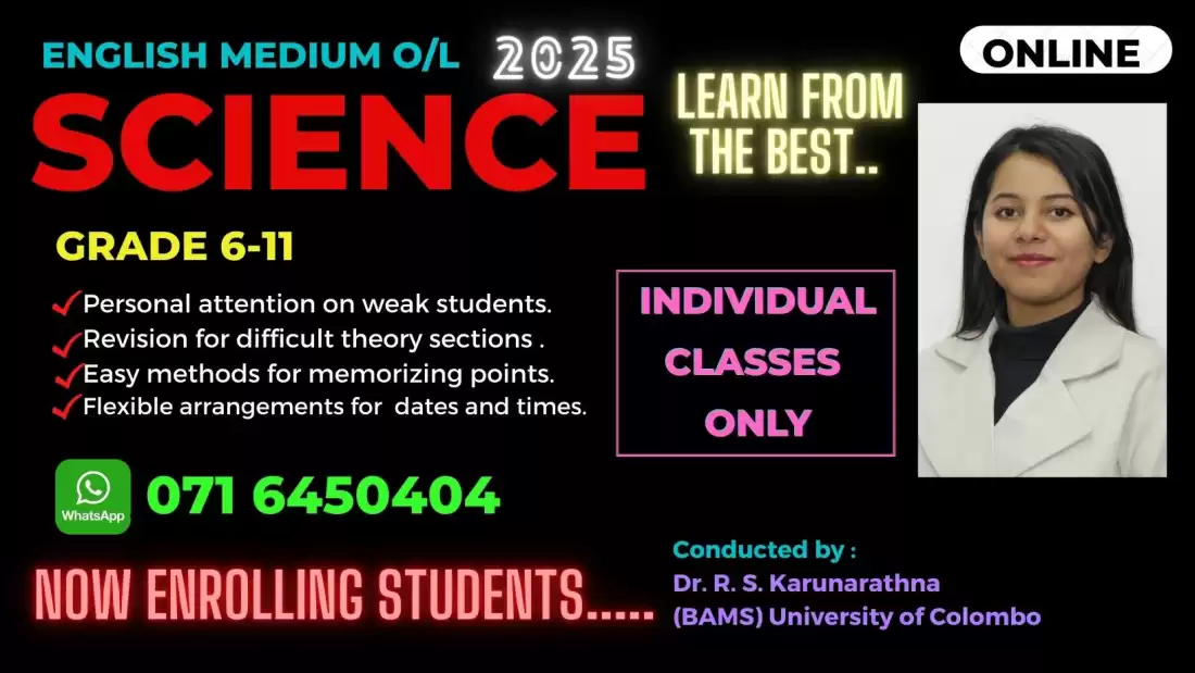 ONLINE Science classes with guaranteed results | Science (O/L (Grade 6 ...