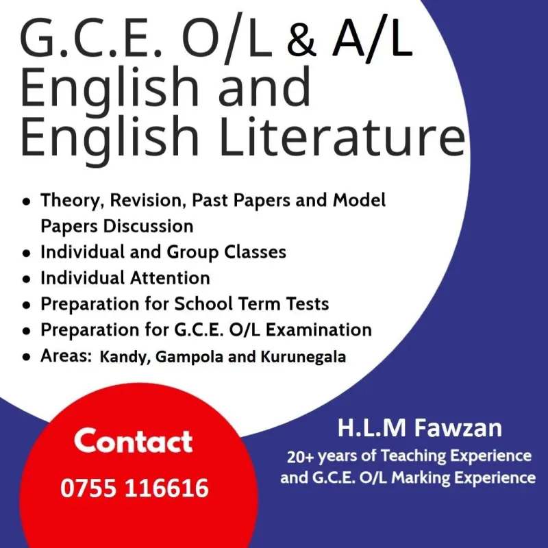 Publish FREE Class Advertisements | Panthi.lk - Tuition Classes and ...